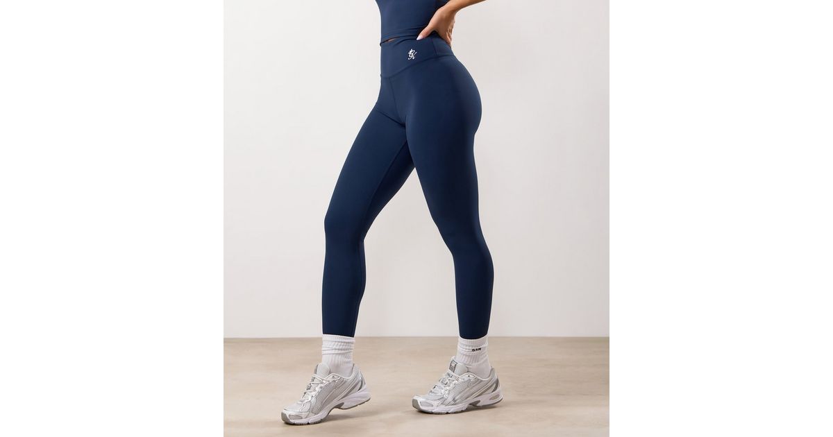 Gym King Bright Blue 365 Leggings | New Look
