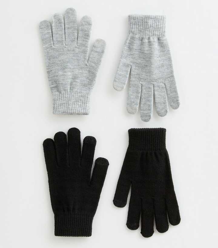 Pack of Two Black Magic Gloves | New Look