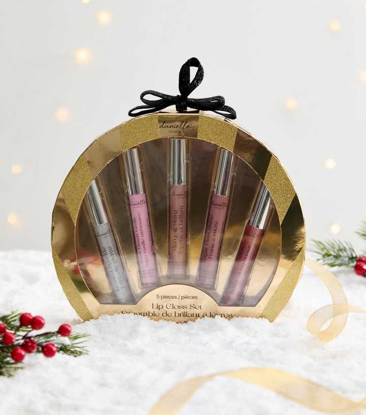 Danielle Creations Pack of 5 Gold Lip Gloss Set | New Look