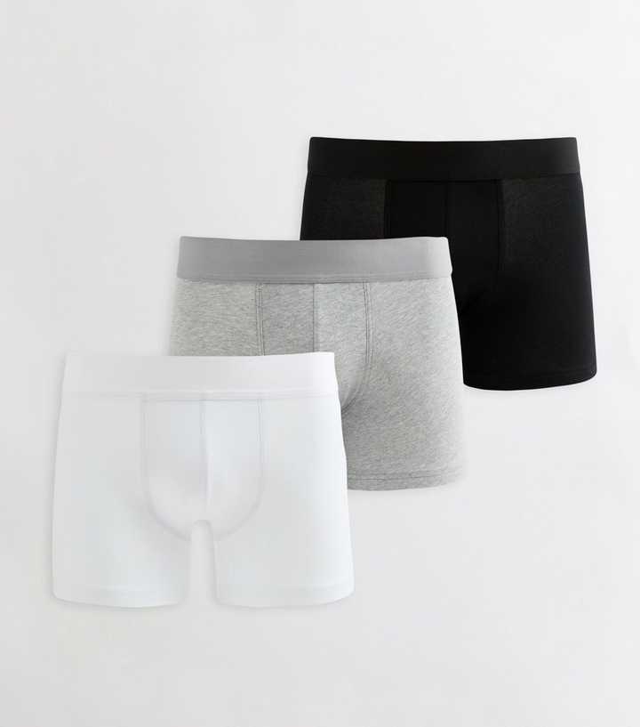 Mens Pack Of 3 Multicolour Boxers | New Look