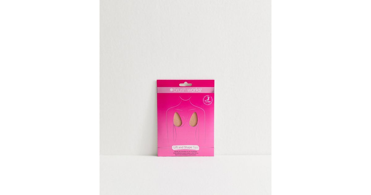 Brushworks Pack of 3 Light Pink Lift and Shape Tape | New Look