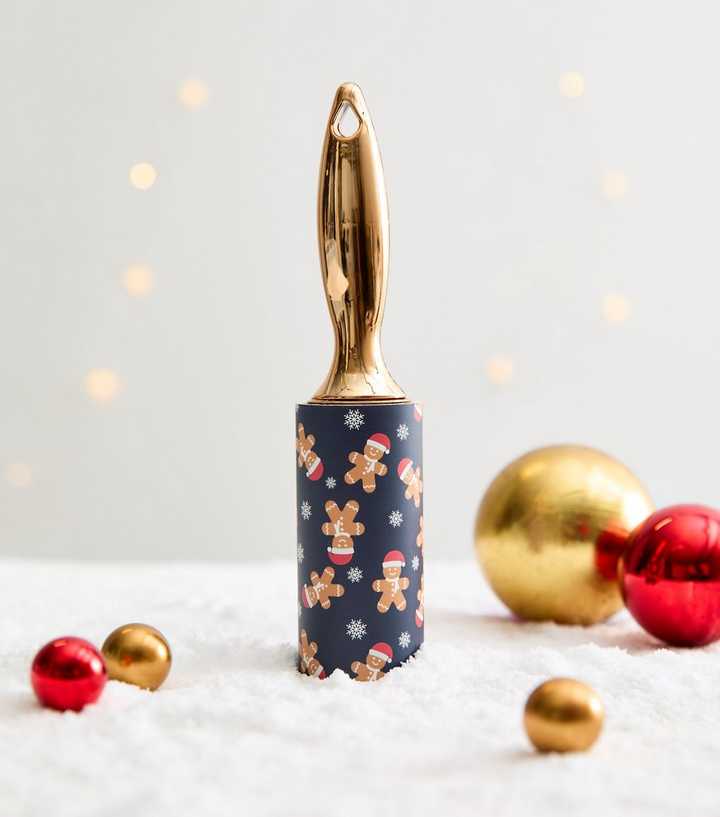 Blue Gingerbread Man Lint Roller | New Look