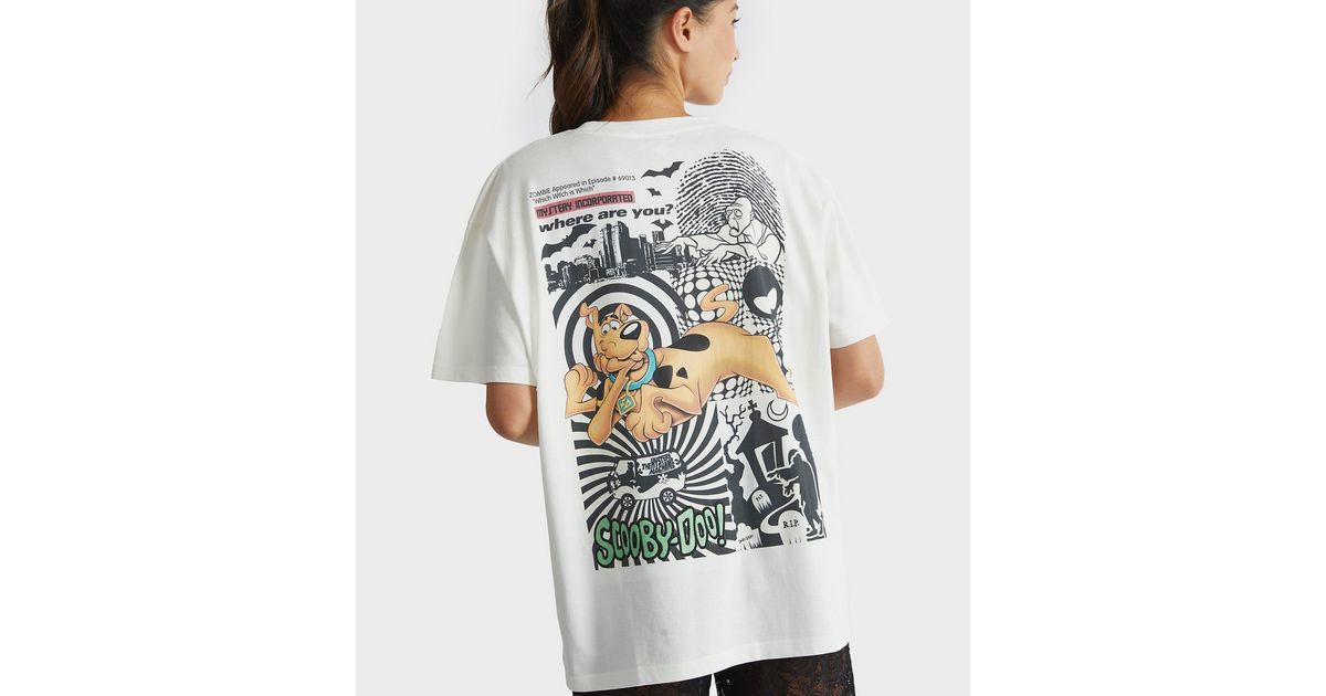 Skinnydip White Scooby Doo Print T-Shirt | New Look