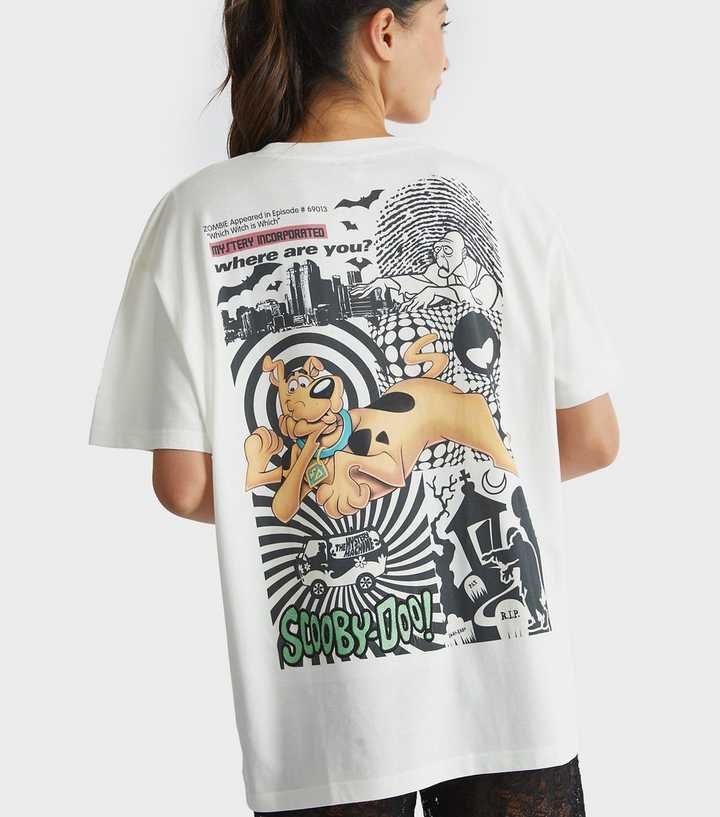 Skinnydip White Scooby Doo Print T-Shirt | New Look