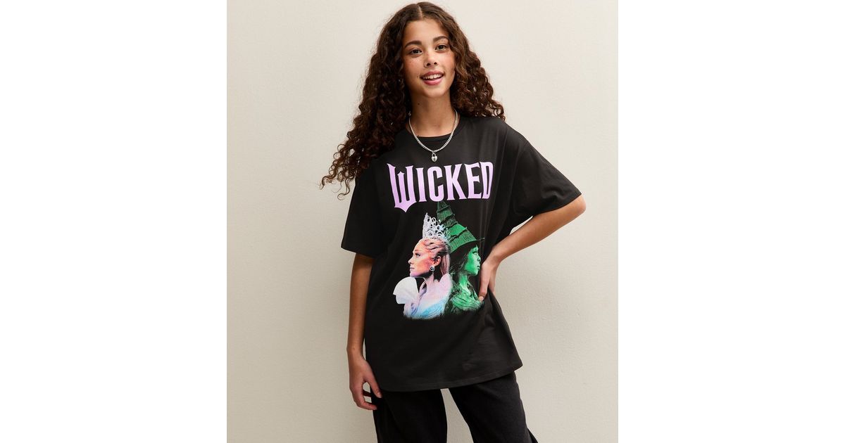 Girls Black Wicked Longline Top | New Look
