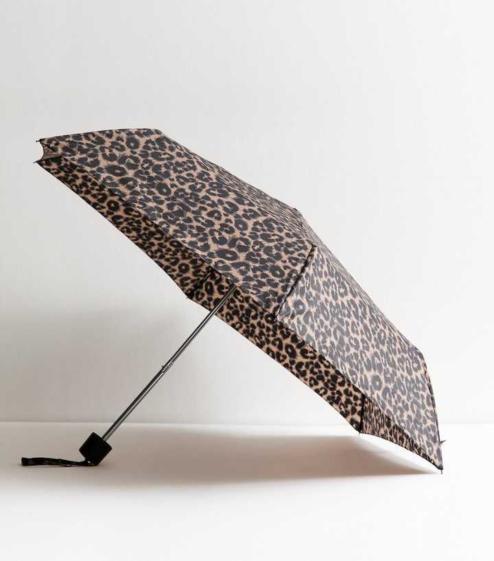 Leopard Print Umbrella | New Look