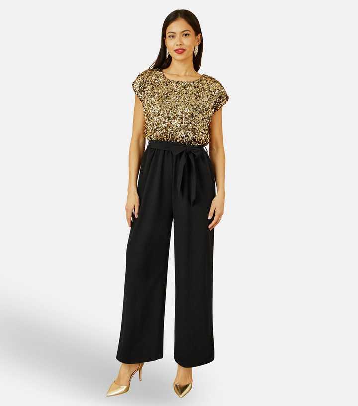 Yumi Gold 2 in 1 Jumpsuit | New Look